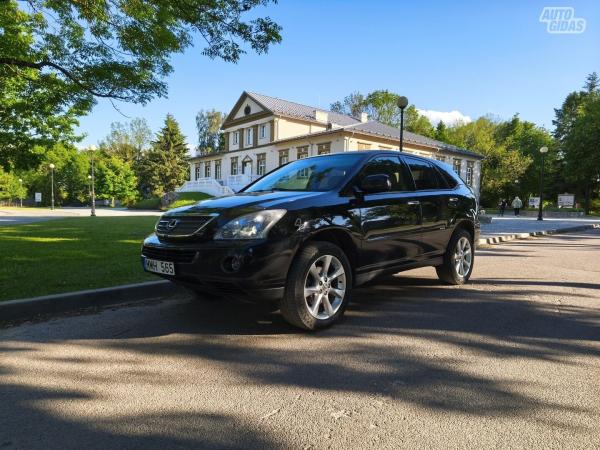Black Lexus RX 400h 2008 in Vilnius, with an engine capacity of 3.30 L and mileage of 270 thousand km for 7400 €, photo 1 on AUTOMOTO.COM.LV