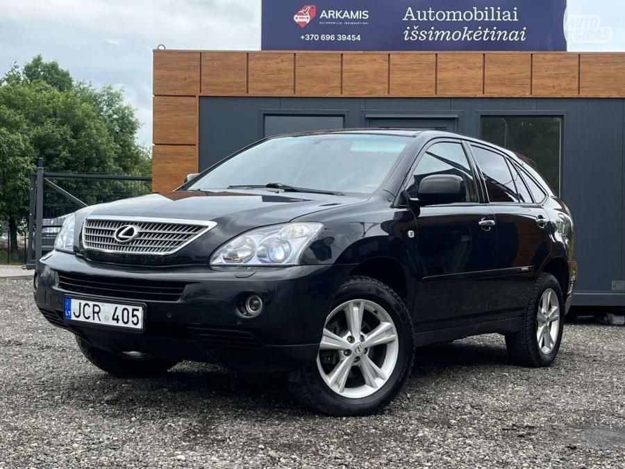 Black Lexus RX 400h 2008 in Kaunas, with an engine capacity of 3.30 L and mileage of 330 thousand km for 4699 €, photo 6 on AUTOMOTO.COM.LV