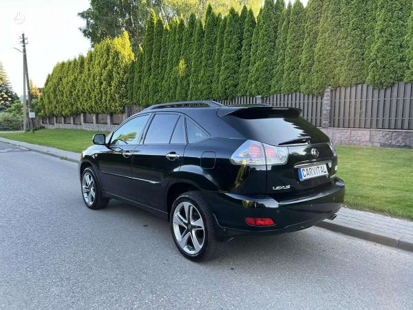 Melns Lexus RX 400h 2008 Viļņa, ar dzinēja tilpumu 3.30 L un nobraukumu 308 tūkst. km par 4499 €, foto 3 vietnē AUTOMOTO.COM.LV