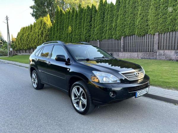 Melns Lexus RX 400h 2008 Viļņa, ar dzinēja tilpumu 3.30 L un nobraukumu 308 tūkst. km par 4499 €, foto 8 vietnē AUTOMOTO.COM.LV