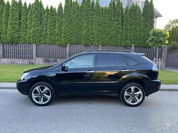 Black Lexus RX 400h 2008 in Vilnius, with an engine capacity of 3.30 L and mileage of 308 thousand km for 4499 €, photo 2 on AUTOMOTO.COM.LV