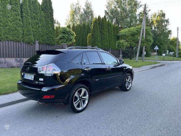Black Lexus RX 400h 2008 in Vilnius, with an engine capacity of 3.30 L and mileage of 308 thousand km for 4500 €, photo 6 on AUTOMOTO.COM.LV