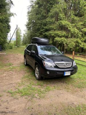 Melns Lexus RX 400h 2008 Viļņa, ar dzinēja tilpumu 3.31 L un nobraukumu 353 tūkst. km par 5800 €, foto  vietnē AUTOMOTO.COM.LV