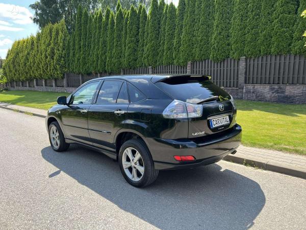 Black Lexus RX 400h 2008 in Vilnius, with an engine capacity of 3.30 L and mileage of 286 thousand km for 4850 €, photo 3 on AUTOMOTO.COM.LV