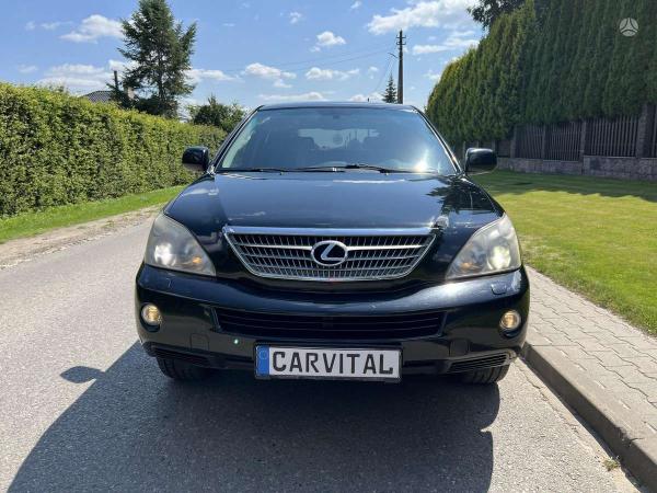 Black Lexus RX 400h 2008 in Vilnius, with an engine capacity of 3.30 L and mileage of 286 thousand km for 4850 €, photo 9 on AUTOMOTO.COM.LV