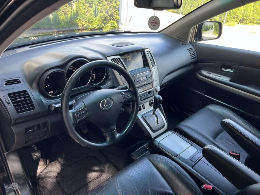 Melns Lexus RX 400h 2008 Viļņa, ar dzinēja tilpumu 3.30 L un nobraukumu 286 tūkst. km par 4850 €, foto 13 vietnē AUTOMOTO.COM.LV