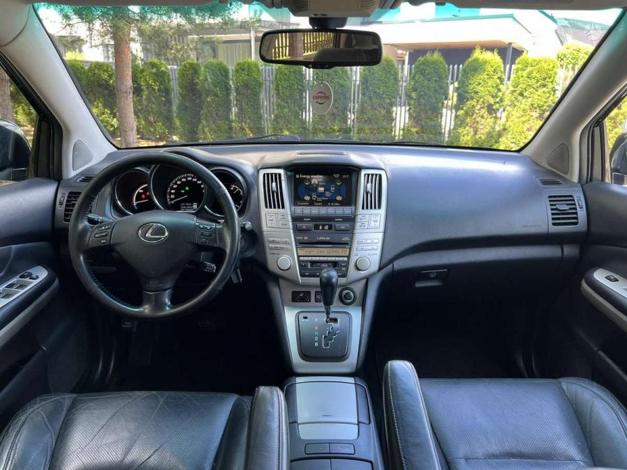 Melns Lexus RX 400h 2008 Viļņa, ar dzinēja tilpumu 3.30 L un nobraukumu 286 tūkst. km par 4850 €, foto 15 vietnē AUTOMOTO.COM.LV