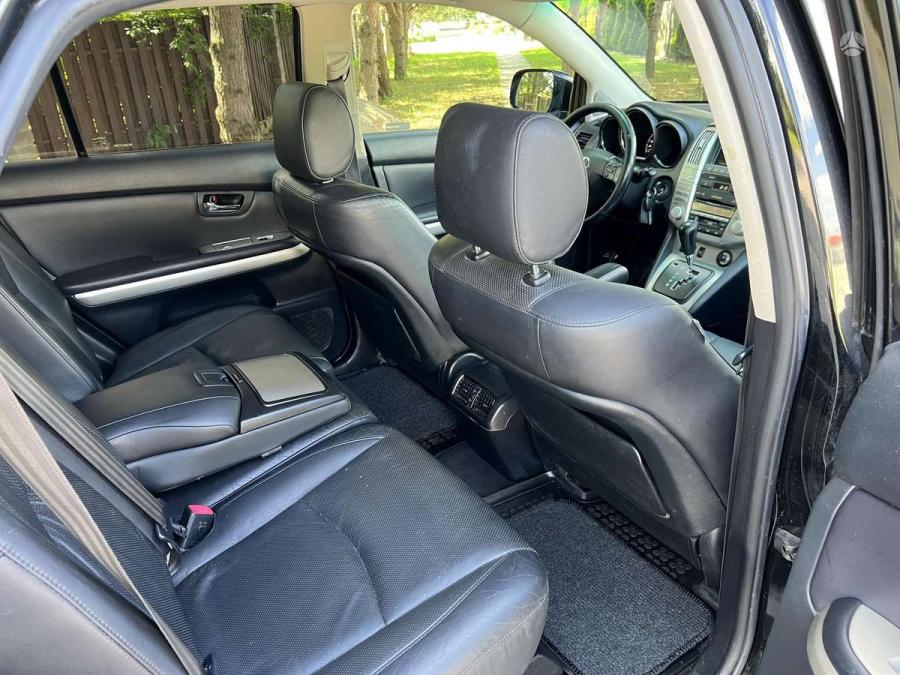 Melns Lexus RX 400h 2008 Viļņa, ar dzinēja tilpumu 3.30 L un nobraukumu 286 tūkst. km par 4850 €, foto 20 vietnē AUTOMOTO.COM.LV