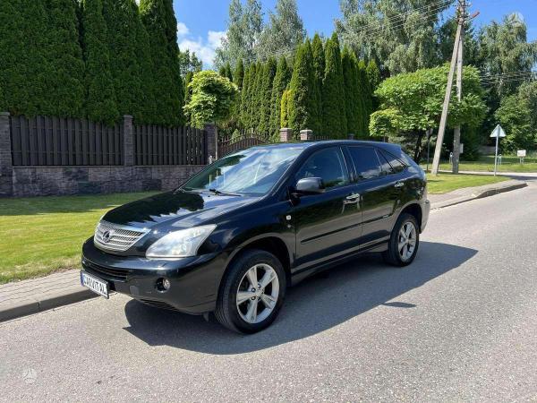 Black Lexus RX 400h 2008 in Vilnius, with an engine capacity of 3.30 L and mileage of 258 thousand km for 4850 €, photo 1 on AUTOMOTO.COM.LV