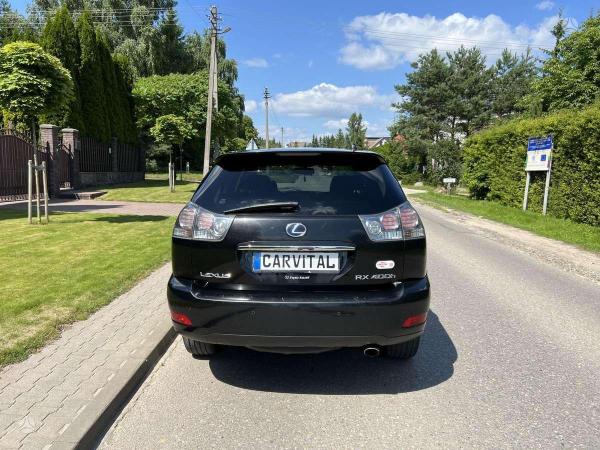 Black Lexus RX 400h 2008 in Vilnius, with an engine capacity of 3.30 L and mileage of 258 thousand km for 4850 €, photo 7 on AUTOMOTO.COM.LV
