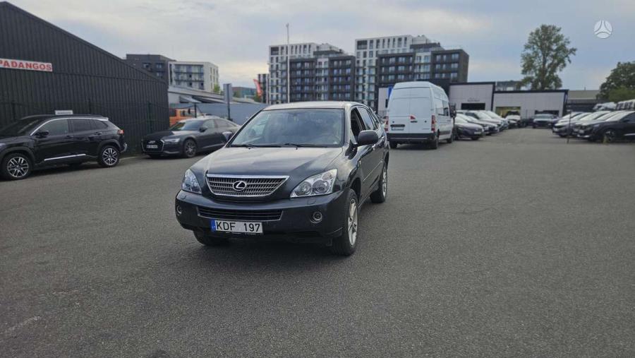 Melns Lexus RX 400h 2008 Viļņa, ar dzinēja tilpumu 3.31 L un nobraukumu 222 tūkst. km par 5700 €, foto 1 vietnē AUTOMOTO.COM.LV