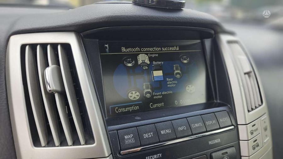 Melns Lexus RX 400h 2008 Viļņa, ar dzinēja tilpumu 3.31 L un nobraukumu 222 tūkst. km par 5700 €, foto 24 vietnē AUTOMOTO.COM.LV
