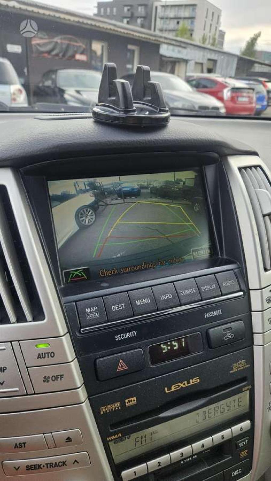 Melns Lexus RX 400h 2008 Viļņa, ar dzinēja tilpumu 3.31 L un nobraukumu 222 tūkst. km par 5700 €, foto 28 vietnē AUTOMOTO.COM.LV