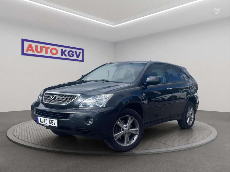Melns Lexus RX 400h 2008 Viļņa, ar dzinēja tilpumu 3.30 L un nobraukumu 220 tūkst. km par 7299 €, foto 1 vietnē AUTOMOTO.COM.LV