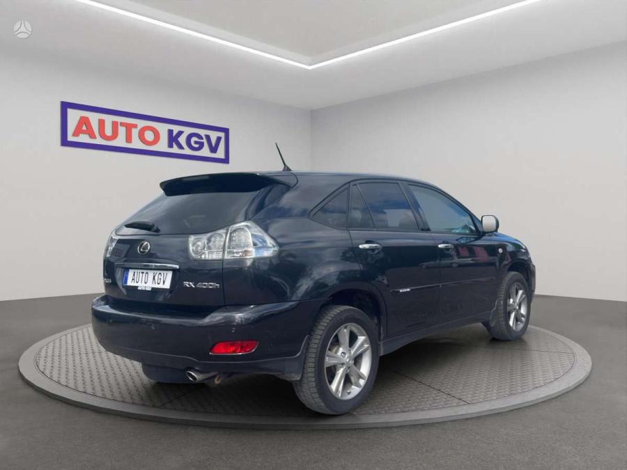 Melns Lexus RX 400h 2008 Viļņa, ar dzinēja tilpumu 3.30 L un nobraukumu 220 tūkst. km par 7299 €, foto 6 vietnē AUTOMOTO.COM.LV