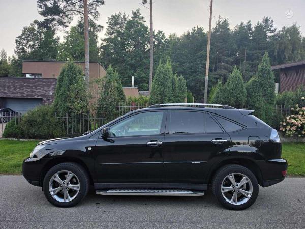 Black Lexus RX 400h 2008 in Vilnius, with an engine capacity of 3.32 L and mileage of 227 thousand km for 5800 €, photo 3 on AUTOMOTO.COM.LV