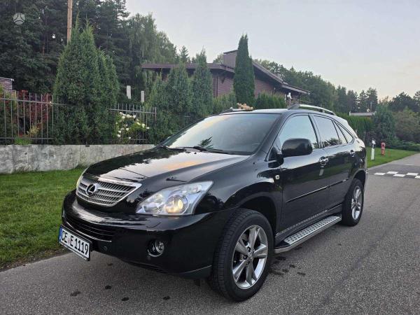 Black Lexus RX 400h 2008 in Vilnius, with an engine capacity of 3.32 L and mileage of 227 thousand km for 5800 €, photo 4 on AUTOMOTO.COM.LV