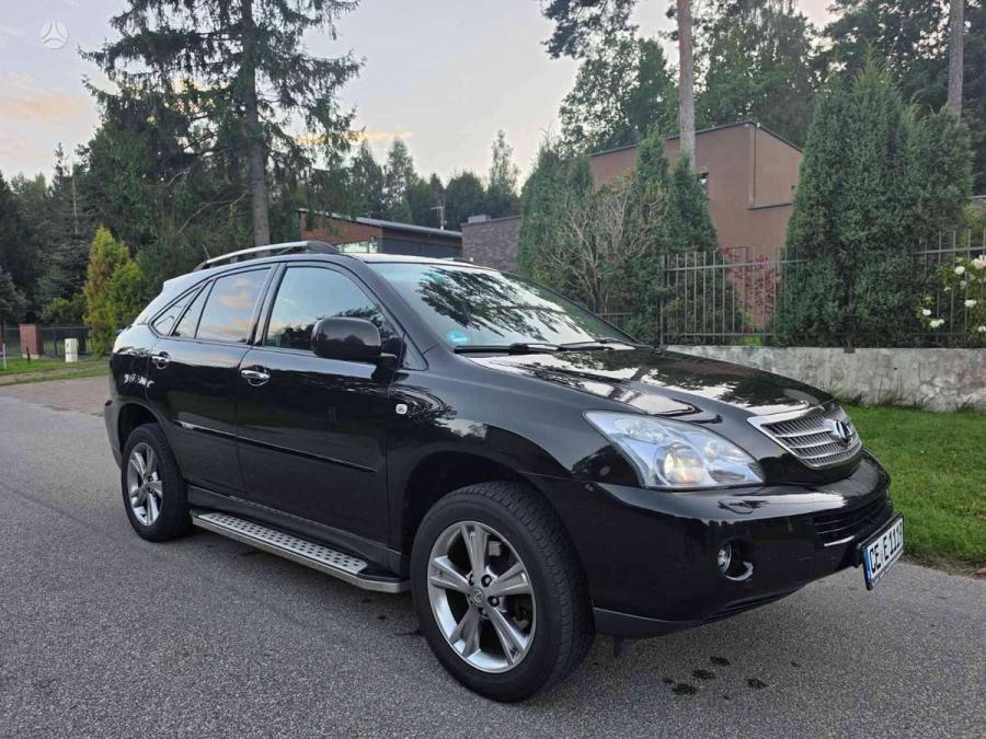 Melns Lexus RX 400h 2008 Viļņa, ar dzinēja tilpumu 3.32 L un nobraukumu 227 tūkst. km par 5800 €, foto 7 vietnē AUTOMOTO.COM.LV