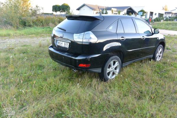 Black Lexus RX 400h 2008 in Vilnius, with an engine capacity of 3.30 L and mileage of 268 thousand km for 6400 €, photo 4 on AUTOMOTO.COM.LV