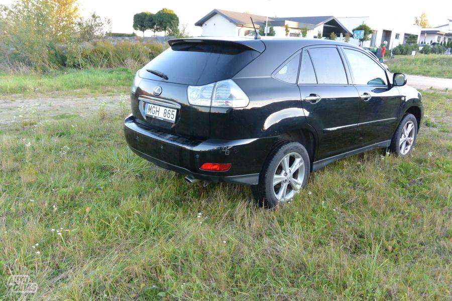 Melns Lexus RX 400h 2008 Viļņa, ar dzinēja tilpumu 3.30 L un nobraukumu 268 tūkst. km par 6400 €, foto 4 vietnē AUTOMOTO.COM.LV