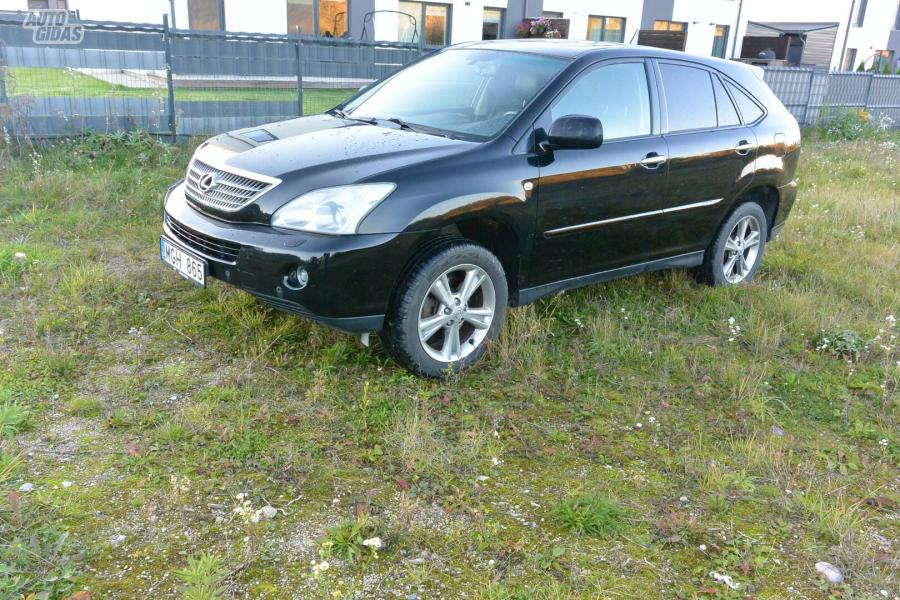 Melns Lexus RX 400h 2008 Viļņa, ar dzinēja tilpumu 3.30 L un nobraukumu 268 tūkst. km par 6400 €, foto 7 vietnē AUTOMOTO.COM.LV