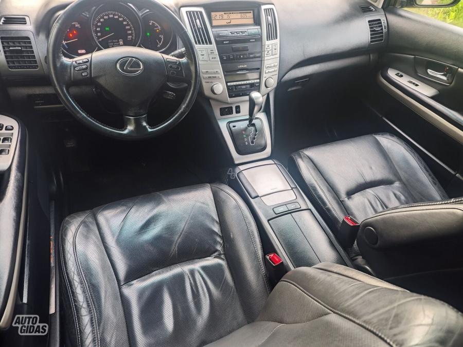 Black Lexus RX 400h 2009 in Vilnius, with an engine capacity of 3.30 L and mileage of 405 thousand km for 5300 €, photo 9 on AUTOMOTO.COM.LV