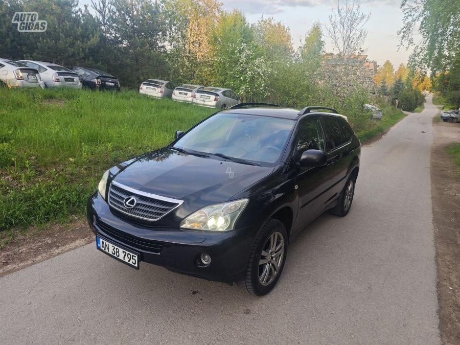 Melns Lexus RX 400h 2009 Viļņa, ar dzinēja tilpumu 3.30 L un nobraukumu 405 tūkst. km par 4900 €, foto 1 vietnē AUTOMOTO.COM.LV