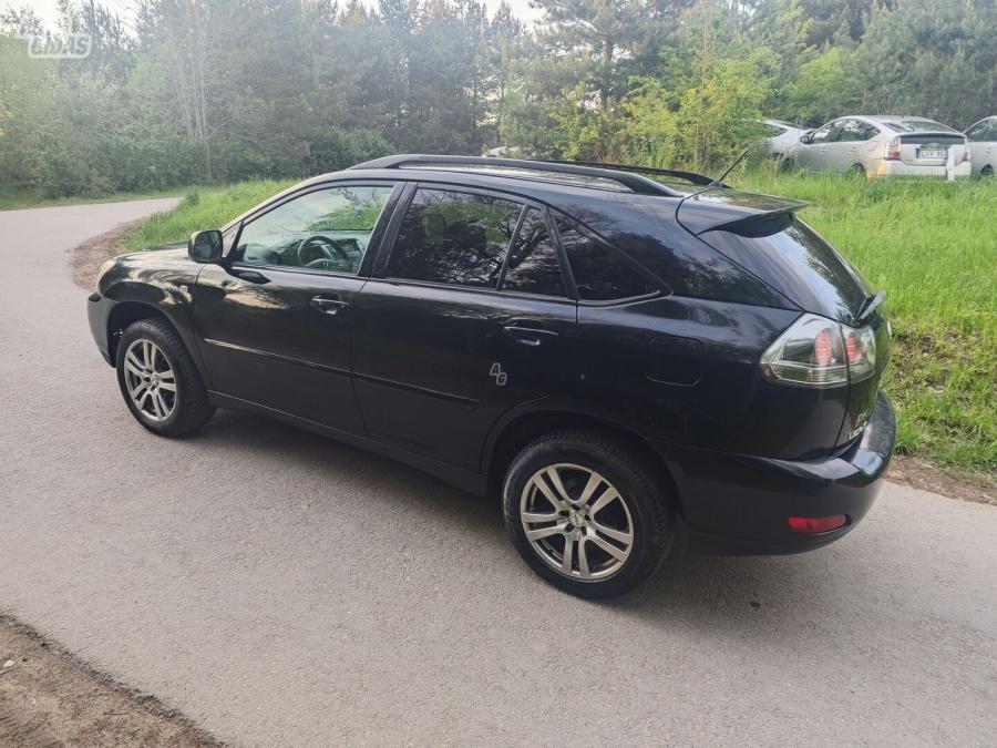 Melns Lexus RX 400h 2009 Viļņa, ar dzinēja tilpumu 3.30 L un nobraukumu 405 tūkst. km par 4900 €, foto 6 vietnē AUTOMOTO.COM.LV