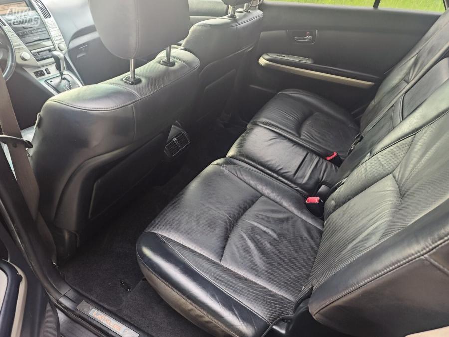 Melns Lexus RX 400h 2009 Viļņa, ar dzinēja tilpumu 3.30 L un nobraukumu 405 tūkst. km par 4900 €, foto 10 vietnē AUTOMOTO.COM.LV