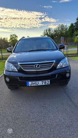 Melns Lexus RX 400h 2009 Viļņa, ar dzinēja tilpumu 3.30 L un nobraukumu 360 tūkst. km par 6500 €, foto 1 vietnē AUTOMOTO.COM.LV