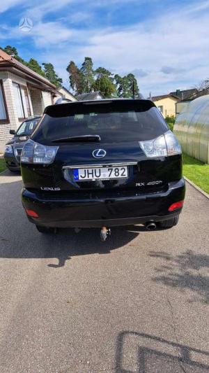 Melns Lexus RX 400h 2009 Viļņa, ar dzinēja tilpumu 3.30 L un nobraukumu 360 tūkst. km par 6500 €, foto 3 vietnē AUTOMOTO.COM.LV