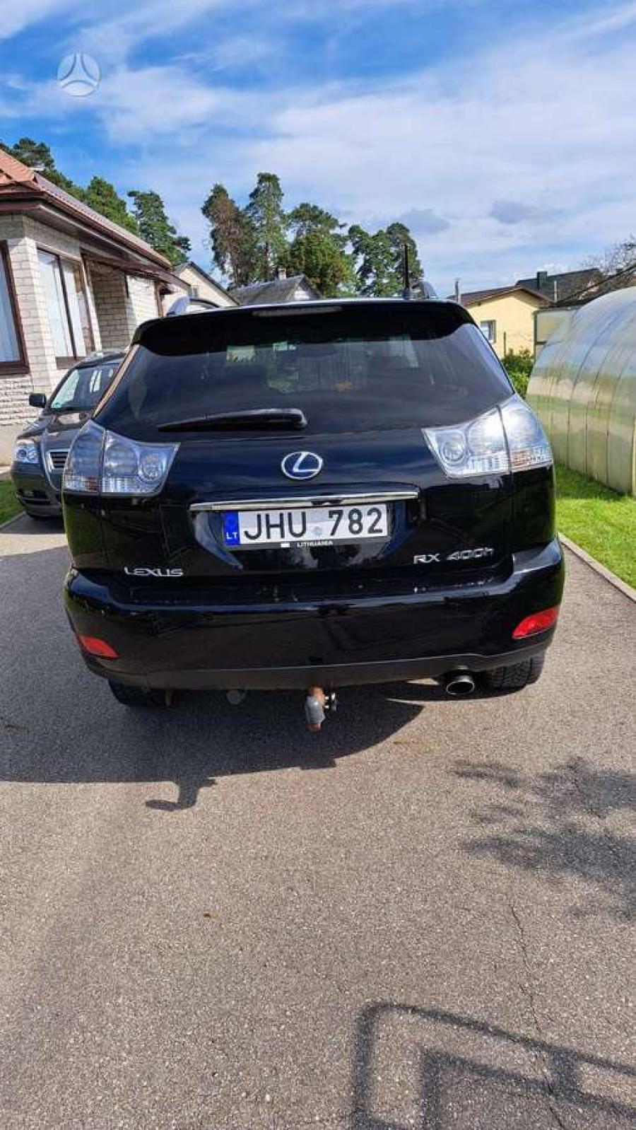 Melns Lexus RX 400h 2009 Viļņa, ar dzinēja tilpumu 3.30 L un nobraukumu 360 tūkst. km par 6500 €, foto 3 vietnē AUTOMOTO.COM.LV