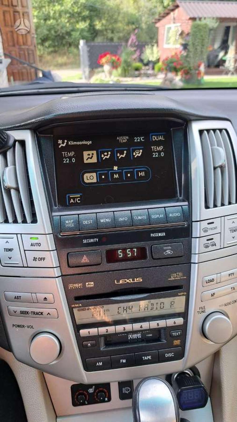 Melns Lexus RX 400h 2009 Viļņa, ar dzinēja tilpumu 3.30 L un nobraukumu 360 tūkst. km par 6500 €, foto 12 vietnē AUTOMOTO.COM.LV