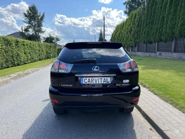 Melns Lexus RX 400h 2009 Viļņa, ar dzinēja tilpumu 3.30 L un nobraukumu 296 tūkst. km par 4950 €, foto 5 vietnē AUTOMOTO.COM.LV