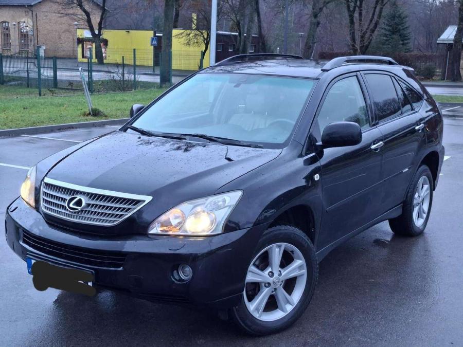 Melns Lexus RX 400h 2010 Šilutė, ar dzinēja tilpumu 3.30 L un nobraukumu 259 tūkst. km par 5000 €, foto 1 vietnē AUTOMOTO.COM.LV