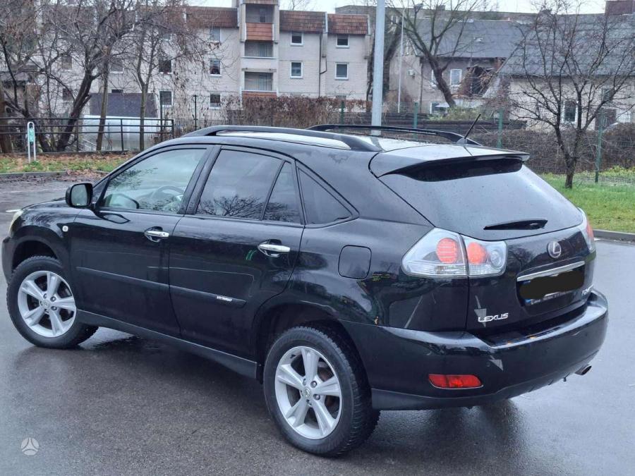Melns Lexus RX 400h 2010 Šilutė, ar dzinēja tilpumu 3.30 L un nobraukumu 259 tūkst. km par 5000 €, foto 3 vietnē AUTOMOTO.COM.LV