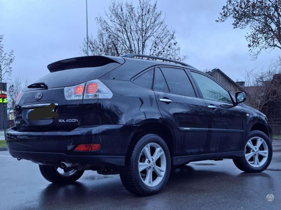 Melns Lexus RX 400h 2010 Šilutė, ar dzinēja tilpumu 3.30 L un nobraukumu 259 tūkst. km par 5000 €, foto 6 vietnē AUTOMOTO.COM.LV