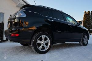 Melns Lexus RX 400h 2010 Kauņa, ar dzinēja tilpumu 3.30 L un nobraukumu 264 tūkst. km par 6950 €, foto  vietnē AUTOMOTO.COM.LV