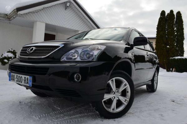 Black Lexus RX 400h 2010 in Kaunas, with an engine capacity of 3.30 L and mileage of 264 thousand km for 6950 €, photo 9 on AUTOMOTO.COM.LV