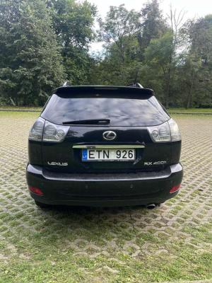 Black Lexus RX 400h 2010 in Vilnius, with an engine capacity of 3.31 L and mileage of 324 thousand km for 4500 €, photo 3 on AUTOMOTO.COM.LV