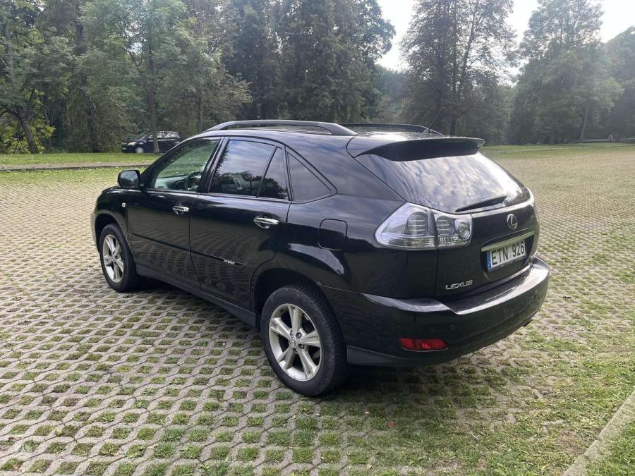 Black Lexus RX 400h 2010 in Vilnius, with an engine capacity of 3.31 L and mileage of 324 thousand km for 4500 €, photo 4 on AUTOMOTO.COM.LV