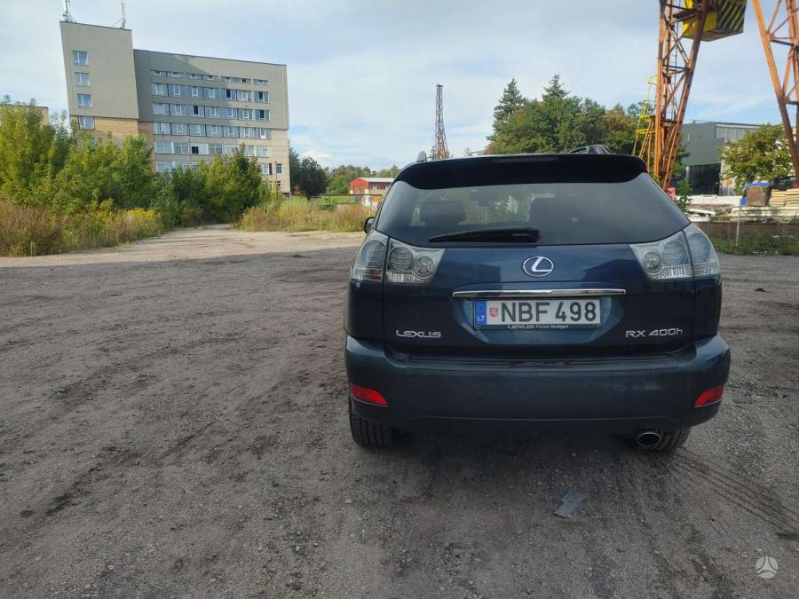Blue Lexus RX 400h 2005 in Vilnius, with an engine capacity of 3.31 L and mileage of 300 thousand km for 6500 €, photo 6 on AUTOMOTO.COM.LV