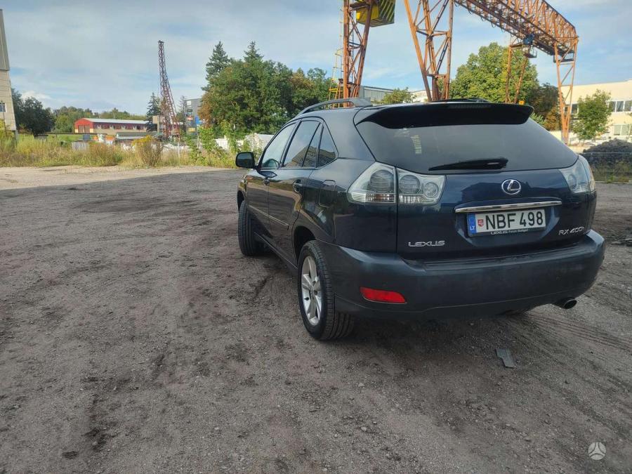 Blue Lexus RX 400h 2005 in Vilnius, with an engine capacity of 3.31 L and mileage of 300 thousand km for 6500 €, photo 7 on AUTOMOTO.COM.LV