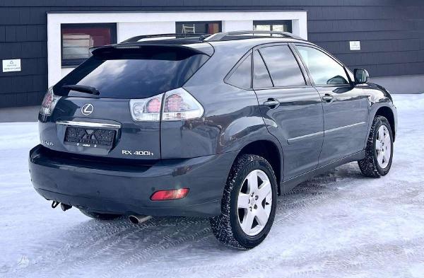 Zils Lexus RX 400h 2006 Kauņa, ar dzinēja tilpumu 3.30 L un nobraukumu 340 tūkst. km par 5699 €, foto 5 vietnē AUTOMOTO.COM.LV