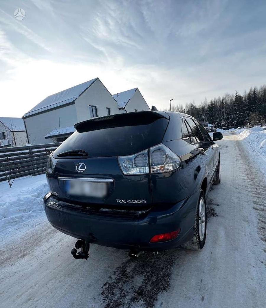 Zils Lexus RX 400h 2007 Viļņa, ar dzinēja tilpumu 3.30 L un nobraukumu 290 tūkst. km par 6790 €, foto 4 vietnē AUTOMOTO.COM.LV
