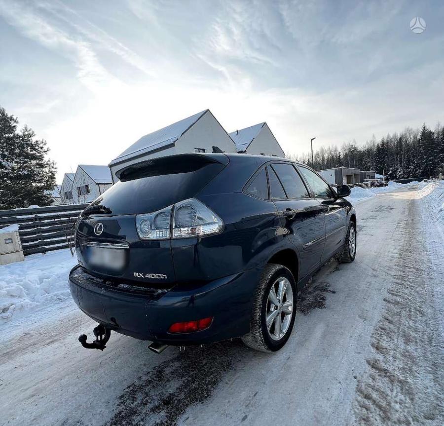 Blue Lexus RX 400h 2007 in Vilnius, with an engine capacity of 3.30 L and mileage of 290 thousand km for 6490 €, photo 8 on AUTOMOTO.COM.LV