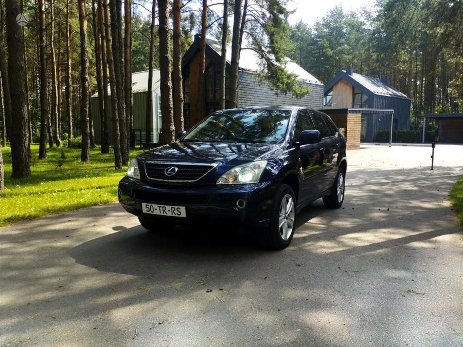 Zils Lexus RX 400h 2007 Viļņa, ar dzinēja tilpumu 3.31 L un nobraukumu 340 tūkst. km par 5900 €, foto 1 vietnē AUTOMOTO.COM.LV