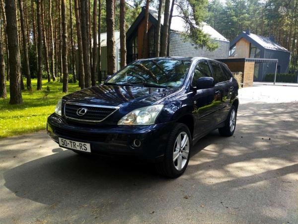 Blue Lexus RX 400h 2007 in Vilnius, with an engine capacity of 3.31 L and mileage of 340 thousand km for 5900 €, photo 2 on AUTOMOTO.COM.LV