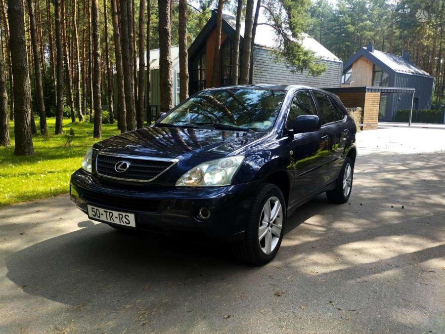 Zils Lexus RX 400h 2007 Viļņa, ar dzinēja tilpumu 3.31 L un nobraukumu 340 tūkst. km par 5900 €, foto 3 vietnē AUTOMOTO.COM.LV