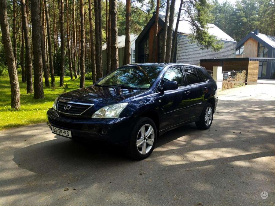 Zils Lexus RX 400h 2007 Viļņa, ar dzinēja tilpumu 3.31 L un nobraukumu 340 tūkst. km par 5900 €, foto 4 vietnē AUTOMOTO.COM.LV